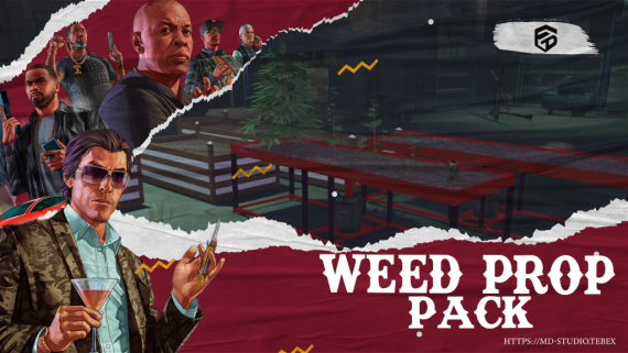 MD STUDIO · Weed Grow Pack Prop V1