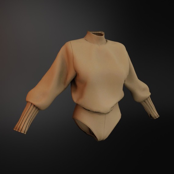 Pewe Studios Clothes · 105. KNIT BODYSUIT [F]