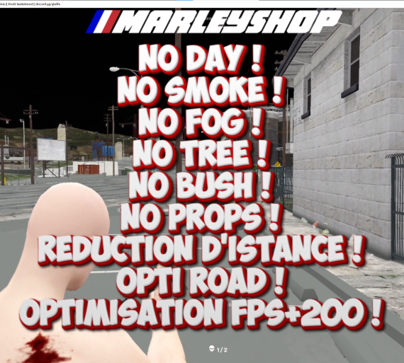 MarleyShop · Pack Full Opti GF +200FPS
