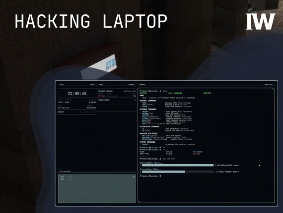 InWorld · Hacking Laptop