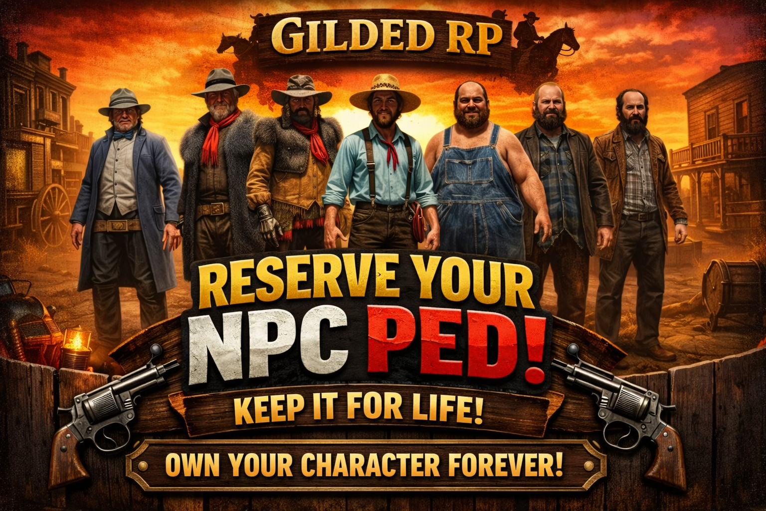 Gilded Roleplay · NPC Ped Model Claim
