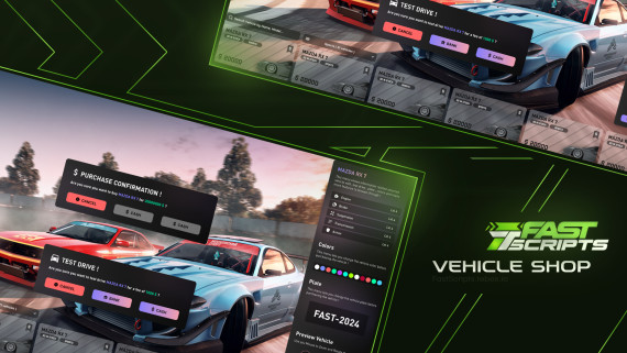 Best FiveM Tebex Scripts and Resources | ESX & QBCore Mods | Fast Scripts