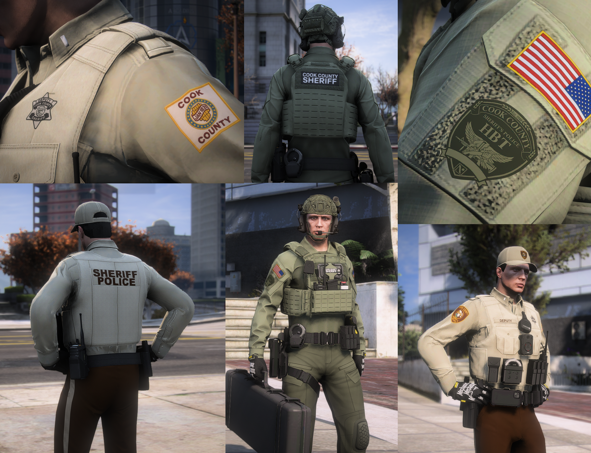 Cloudy Development · Cook County Sheriff's Clothing pack