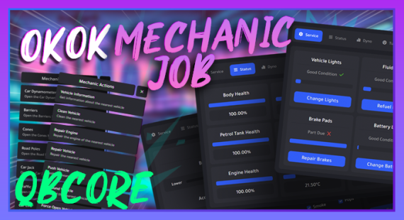 okok Scripts | okokMechanicJob [QB]