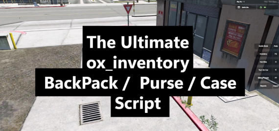 Bag Bandit Gaming · The Ultimate ox_inventory Back Pack / Purse / Case Script | Fivem | ESX ...