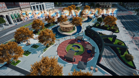 vertexgroup · Spring Ray Square