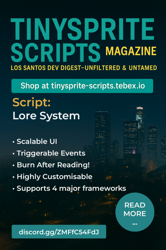 TinySprite Scripts · 🌐 Advanced Lore System