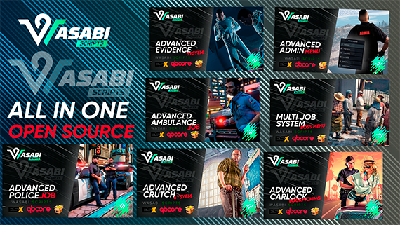 Wasabi Scripts | All-In-One Bundle [OPEN SOURCE]