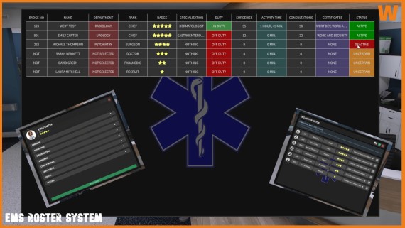 Wert Dev | [ESX] Wert Ems Roster System