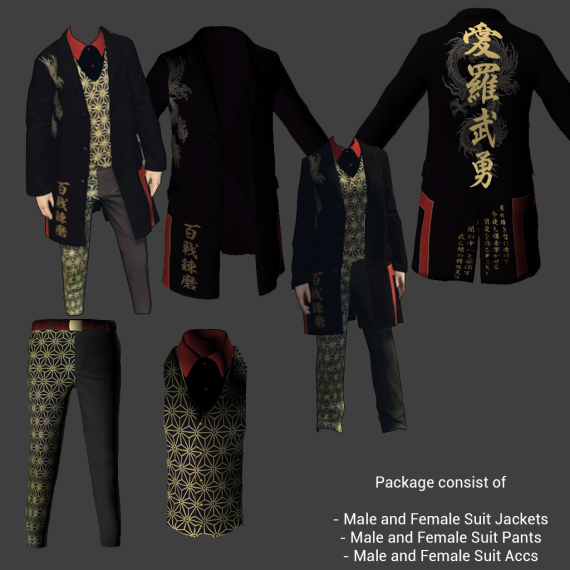 Fizz Mapping · Outfit Triads or Yakuza Male & Female