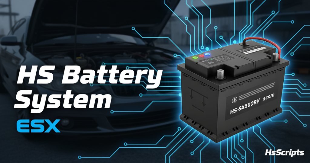 HS-Scripts · [ESX] Battery System