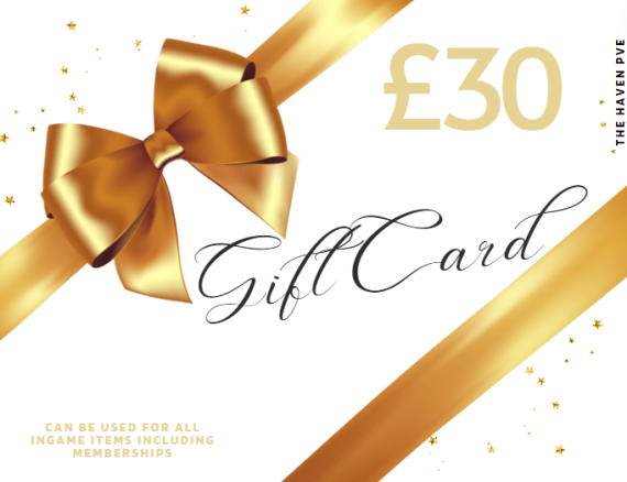 The Haven PVE | £30 Gift Card