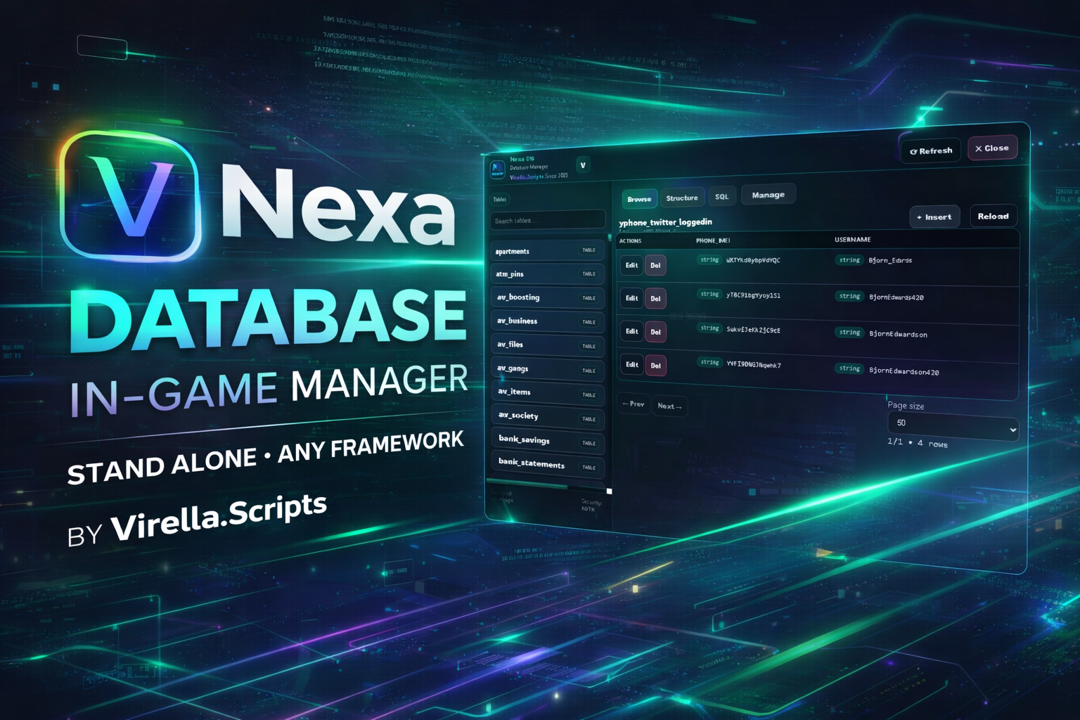 Virella-Scripts-Tebex · 📈 Nexa Database – In-Game Database Manager ...