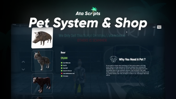 Ata Scripts | Pet System & Shop
