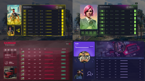 wasd High-Quality FiveM Scripts · Multiplayer Job Bundle