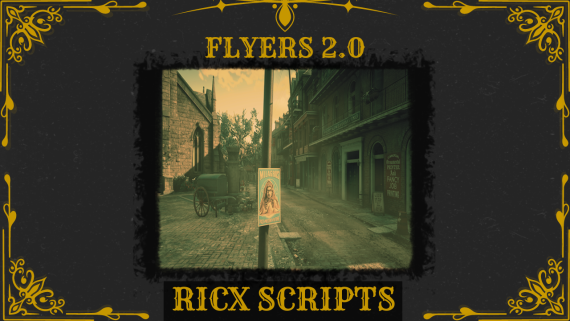 RicX RedM Scripts | Flyers Locked 2.0 - RedM Scripts