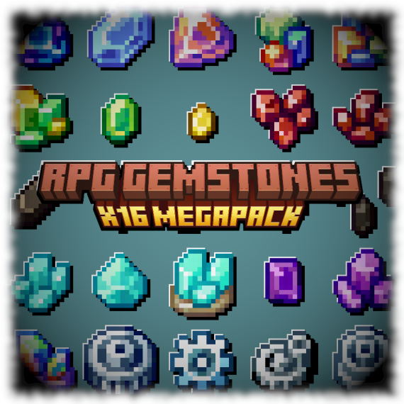 Premium MC Oraxen & ItemsAdder Configurations | RPG Gems x16 Megapack