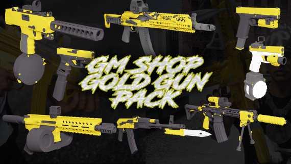 GM Shop · Gold Gun Pack v1