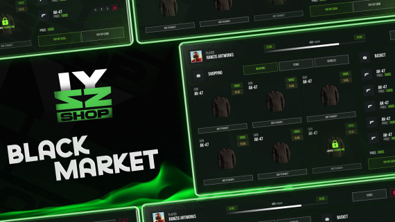 izzy Scripts · [Black Market] ESCROW QBCORE ESX QBOX