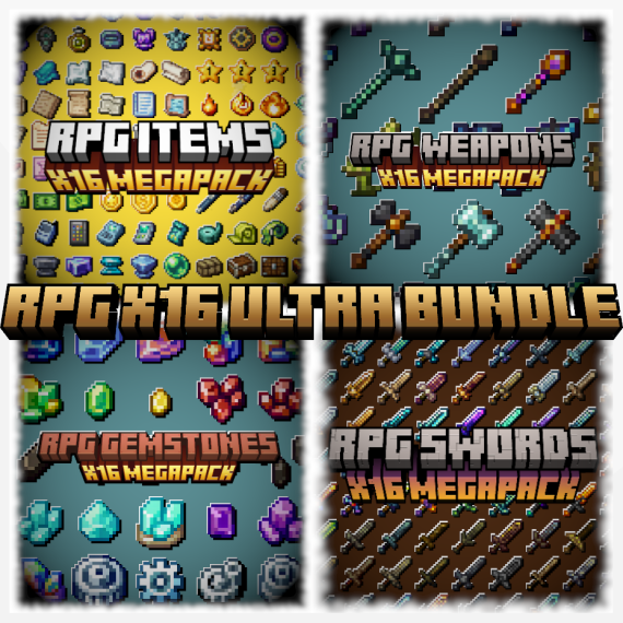 Premium MC Oraxen & ItemsAdder Configurations | RPG x16 Ultra Bundle