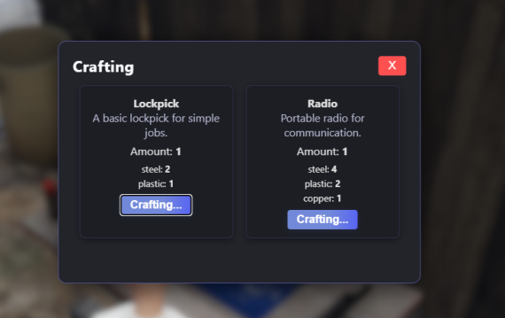 United Dev · UD-Crafting