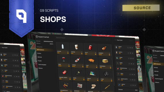 Shop Premium FiveM Scripts: ESX & QBCore Mods | Gravi9