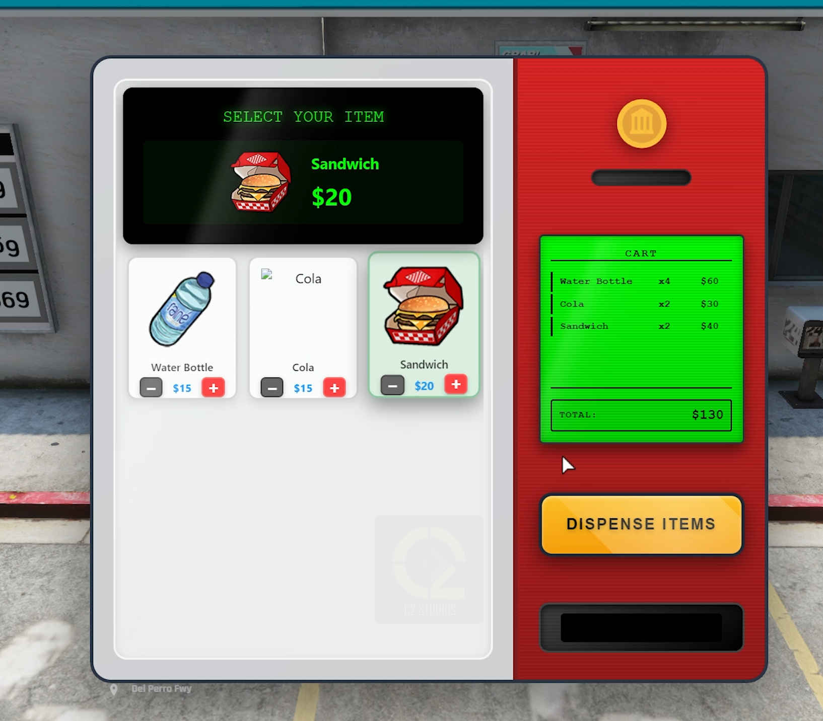 C2 Studios · Vending Machine