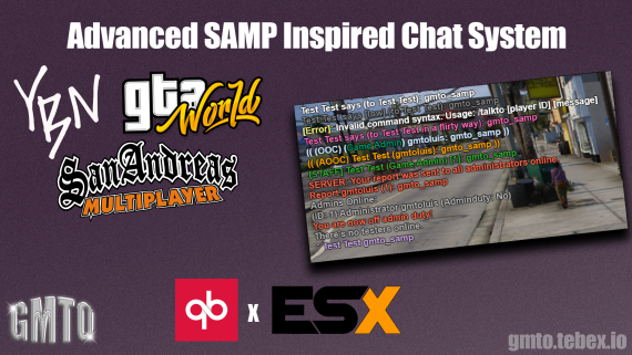 GMTO Development · gmto_samp (QB) | Advanced SAMP Inspired Chat System