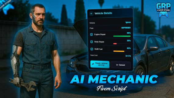 GRP Development · GRP Advanced AI Mechanic Script [QBCore/ESX]