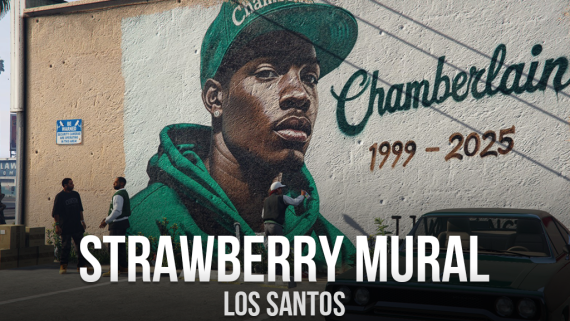 by Prentiss · Strawberry Mural