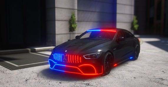 VERSUS CARS | GT63s Police Modern Lights [NON-ELS]