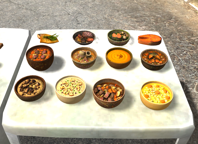 Nexus Mods · Adjustable Food Prop Pack
