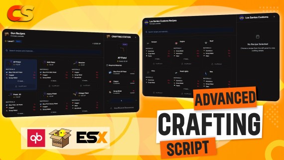 CRUX STUDIO · ADVANCED CRAFTING SCRIPT