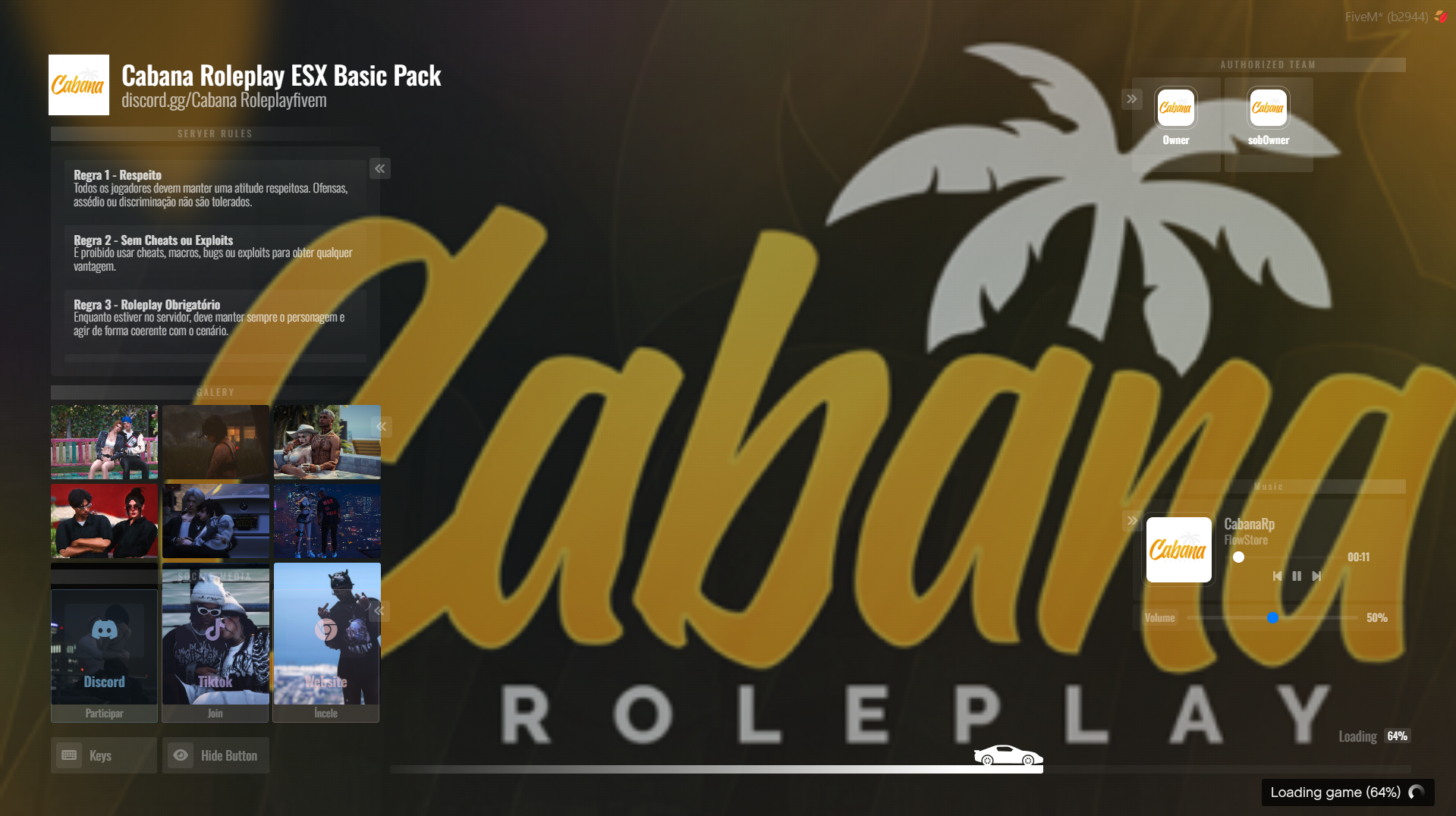 FlowStore | LOADING SCREEN PERSONALIZADO PARA FIVEM