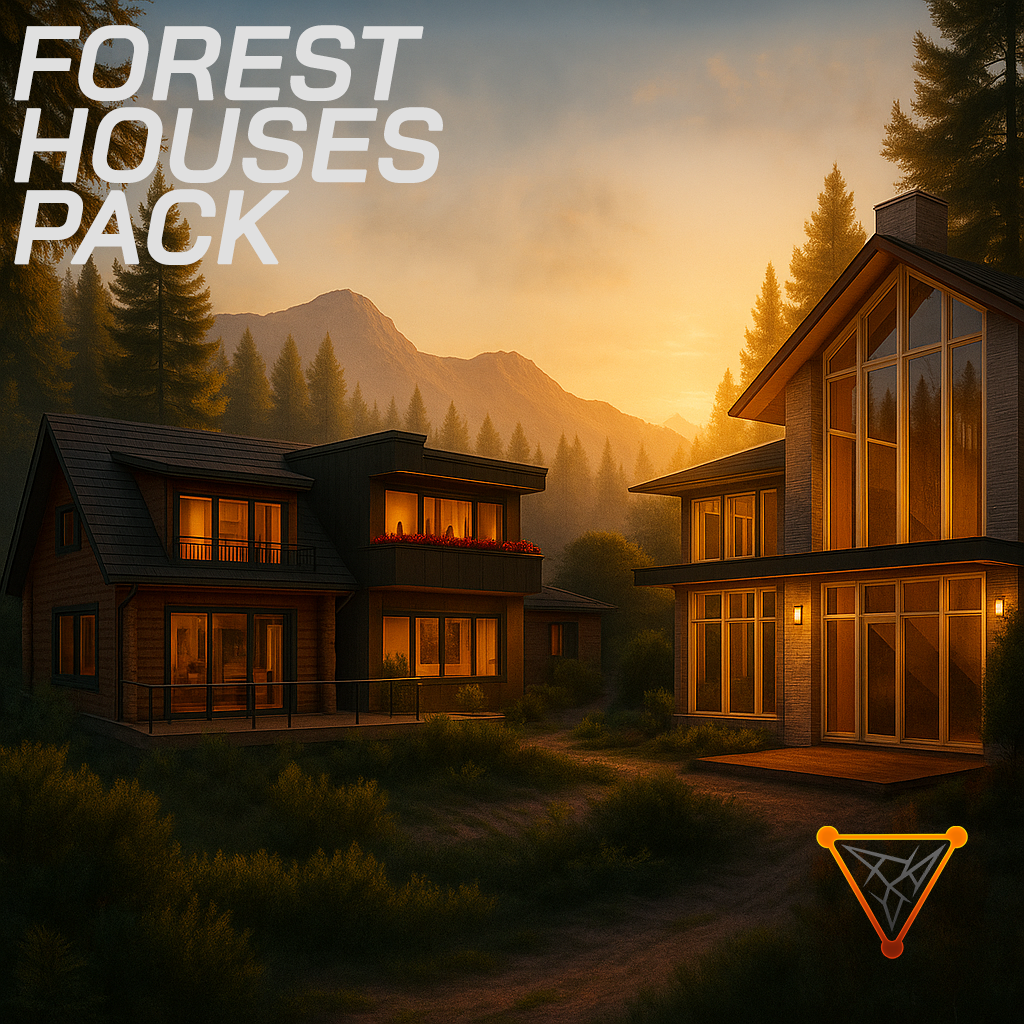 vertexgroup · Forest Houses Pack