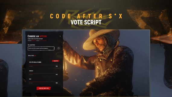 Code After S*x | CAS Vote & Poll System Open Source