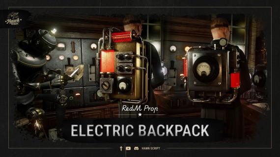 HAWK-SCRIPT · Hawk Prop Electric Backpack