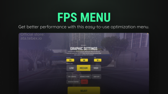 Ata Scripts · [FPS Menu] ESX QBCore {OPEN }