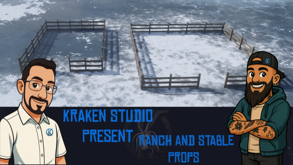 KRAKEN STUDIO · Ranch and stables props
