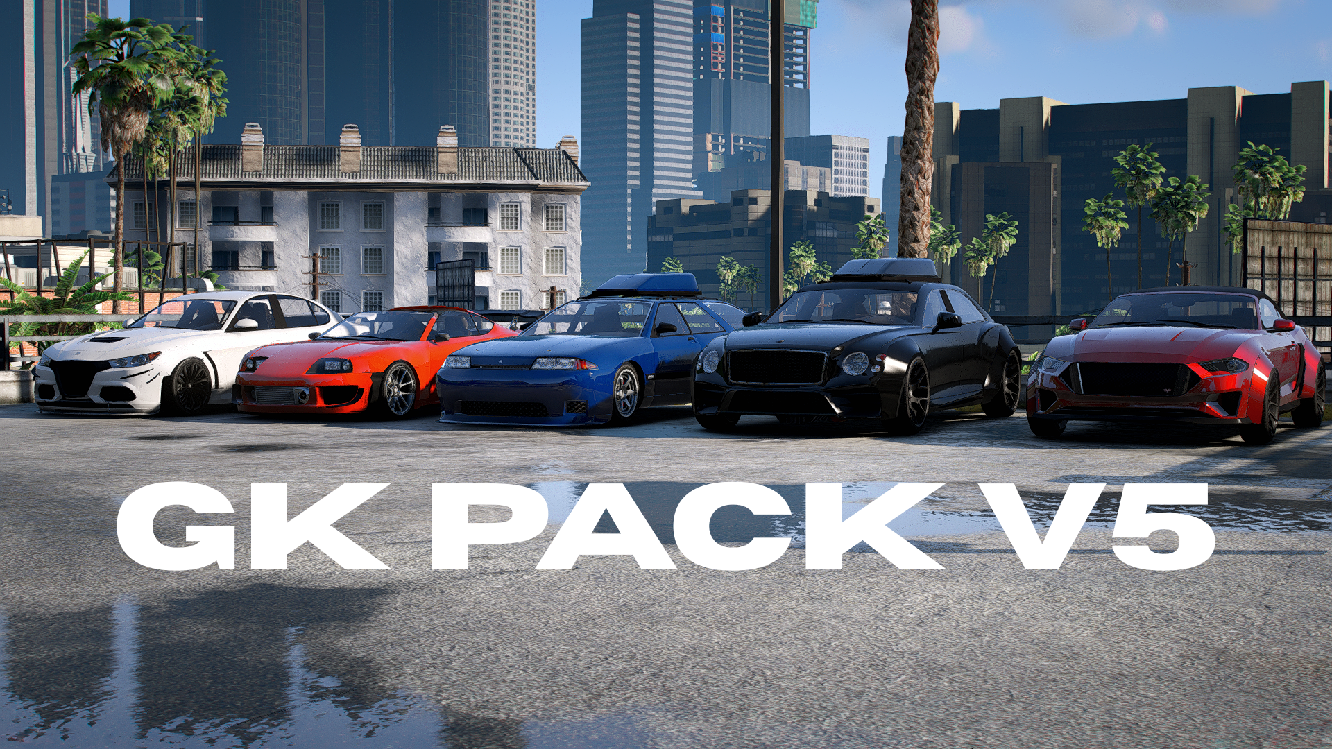 GK Projects&Cars · Various widebody GK Car pack V5
