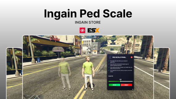 inGain Dev | in-PedScale | FiveM Store