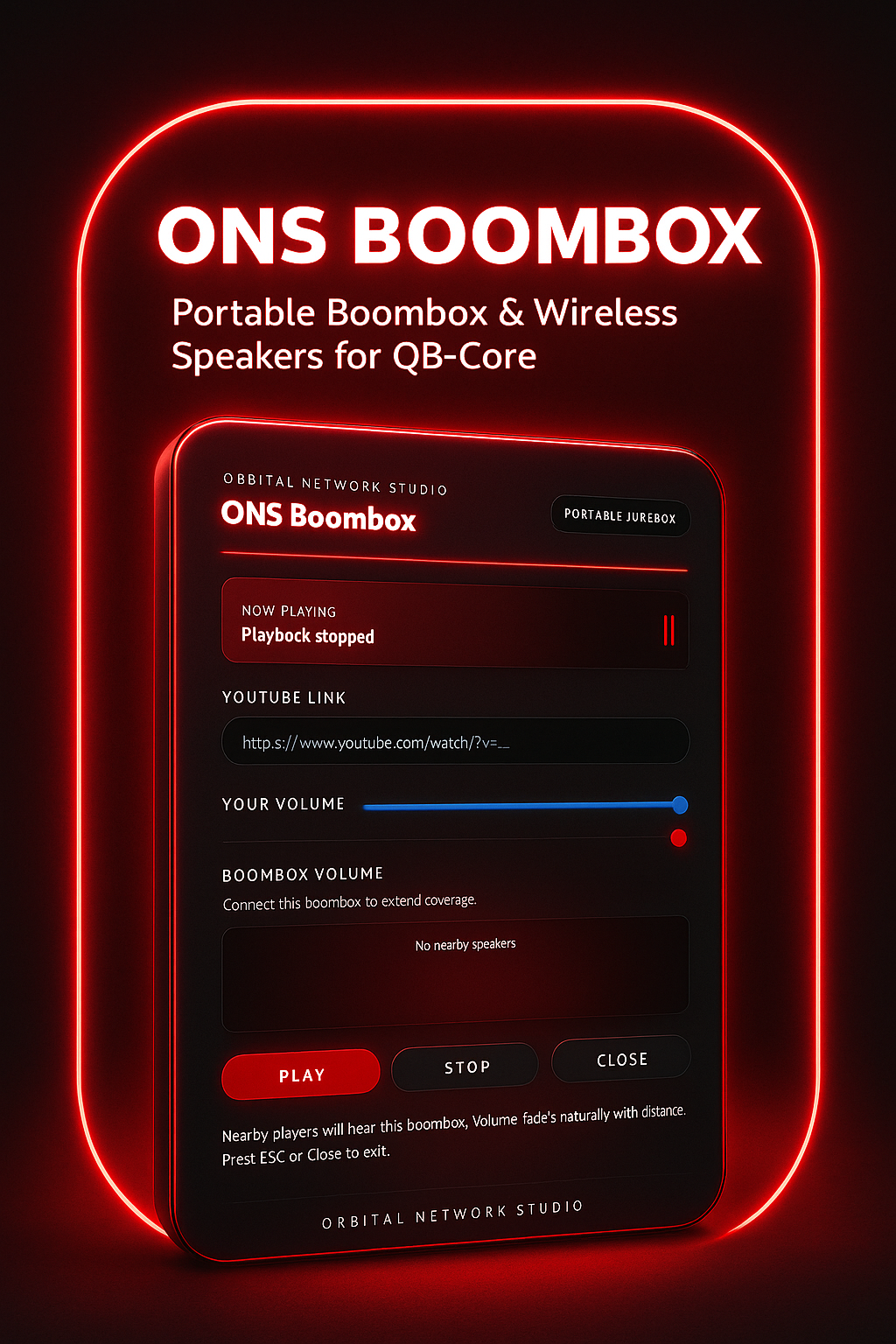 Orbital Network Studio · ONS Boombox — The Ultimate Portable Music ...