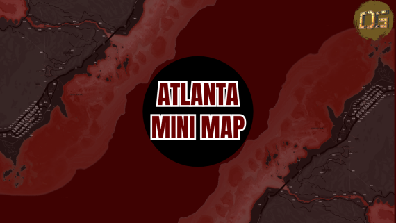 DOMO G CUSTOMS · Atlanta Mini Map With Postals