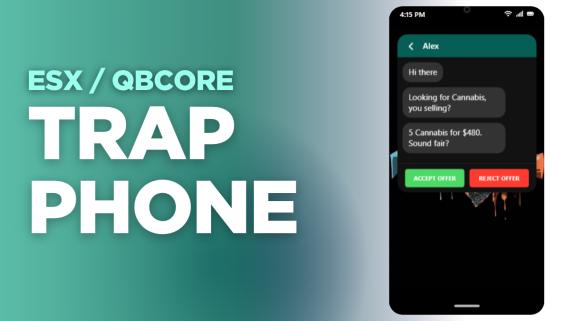 Omes Dev · [ESX-QBCore] Trap Phone - Drug selling script