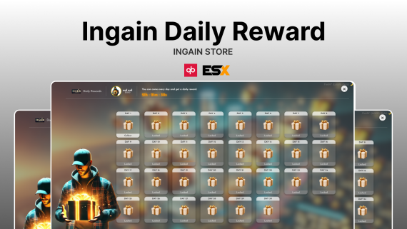 inGain Dev | in-Daily Reward | FiveM Store