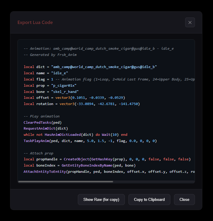 Frsk Development · Frsk_Anim - Animation & Prop Alignment Tool