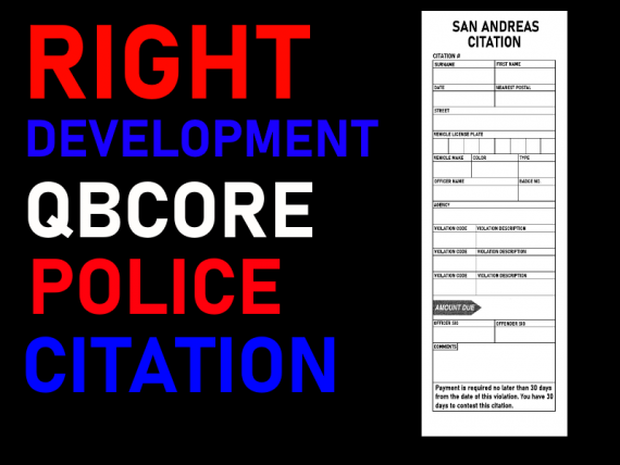 Right Development | Police Citation