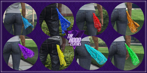 The Hood V Clothes | Gang Flag Pack V2