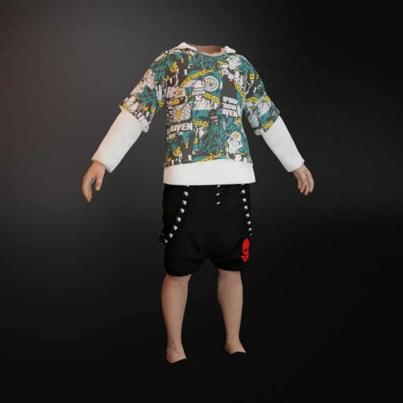 Pewe Studios Clothes · One Set