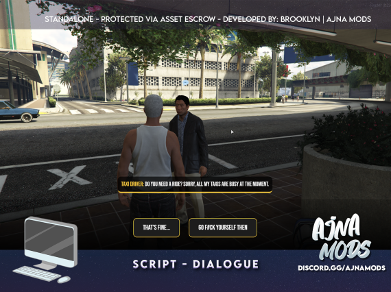 AjnaMods · Dialogue System